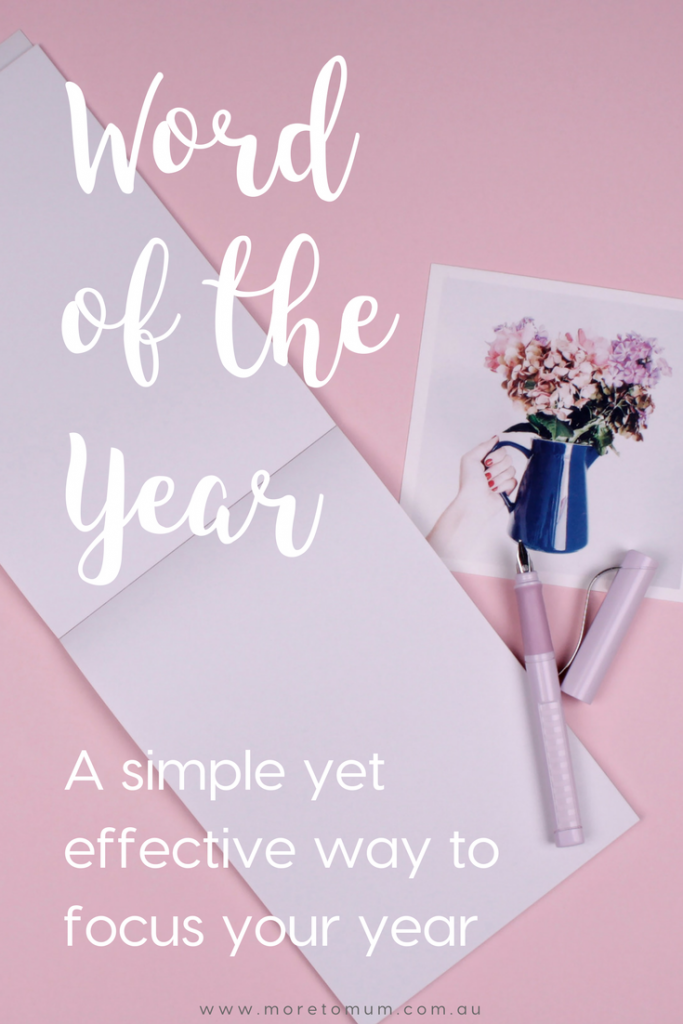 Word of the year: a simple yet effective way to focus your year ...