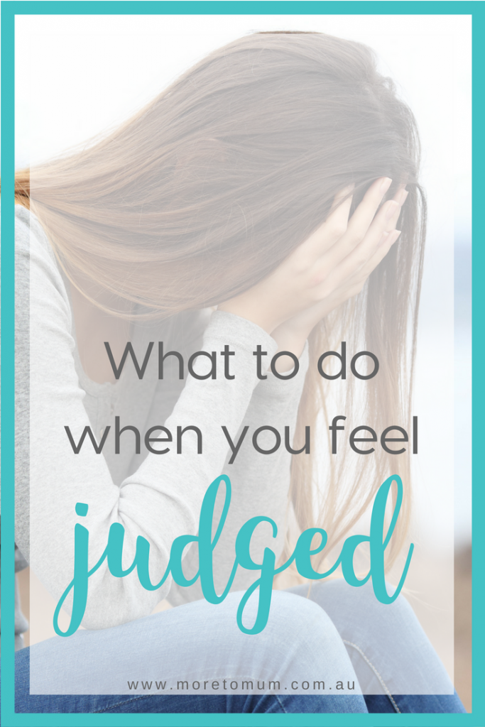 What to do when you feel judged - Louise East